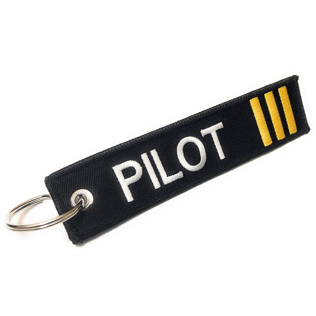 Pilot embroidered keychain | AEROBRACELET