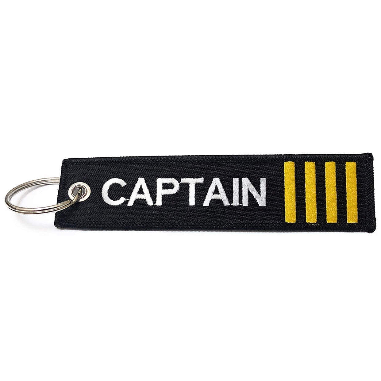 Captain embroidered keychain | AEROBRACELET