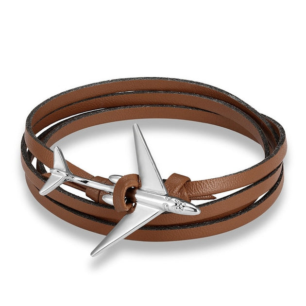 Jet Charter - leather bracelet | Aerobracelet – AEROBRACELET